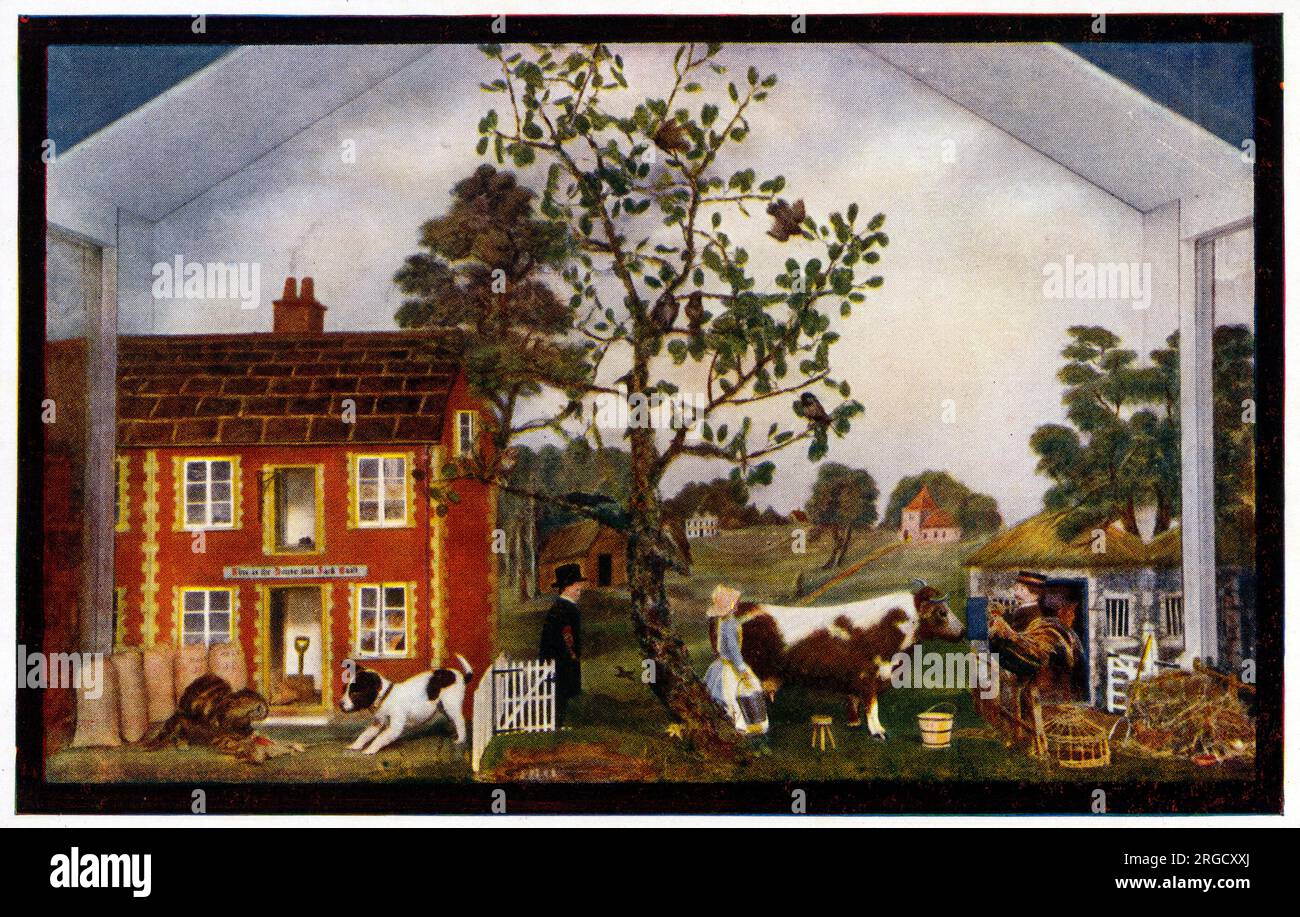 'The House, that Jack built.' - diorama at Potter's Museum, Bramber, nr ...