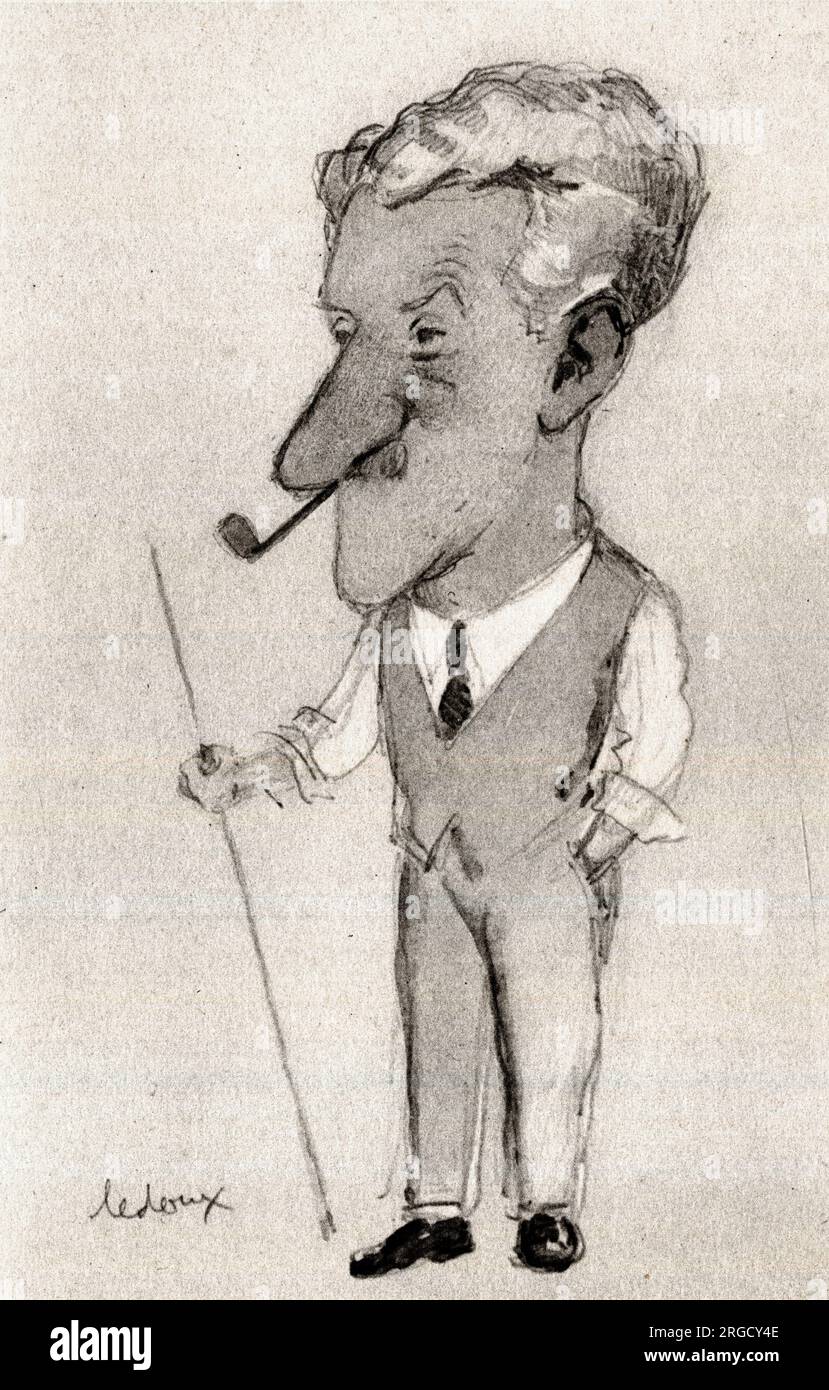 Caricature of Alfred Yates, architect, President of RIBA (Royal ...