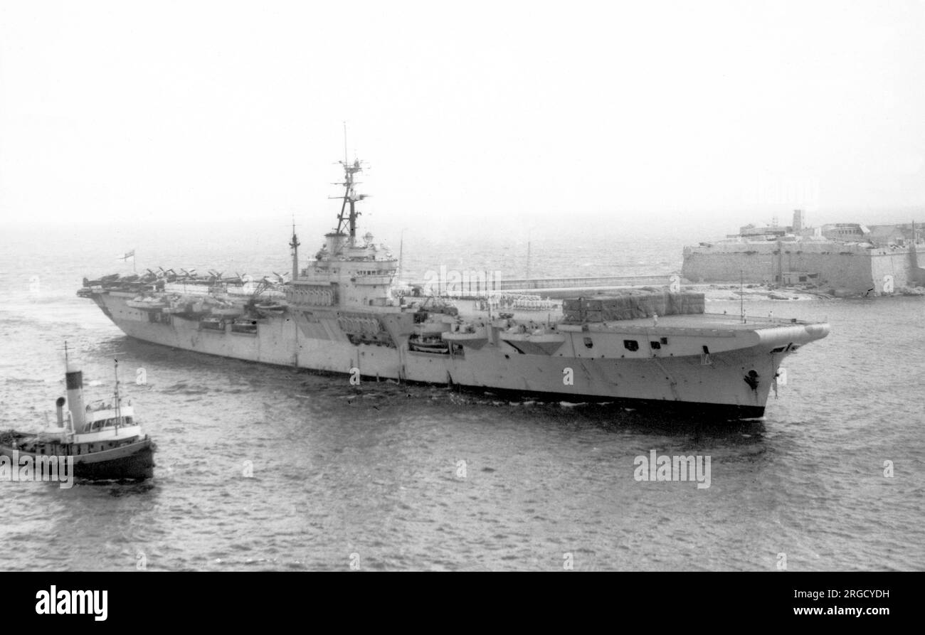 Royal Navy â€“ HMS Glory, a Colossus-class Light Fleet Carrier ...