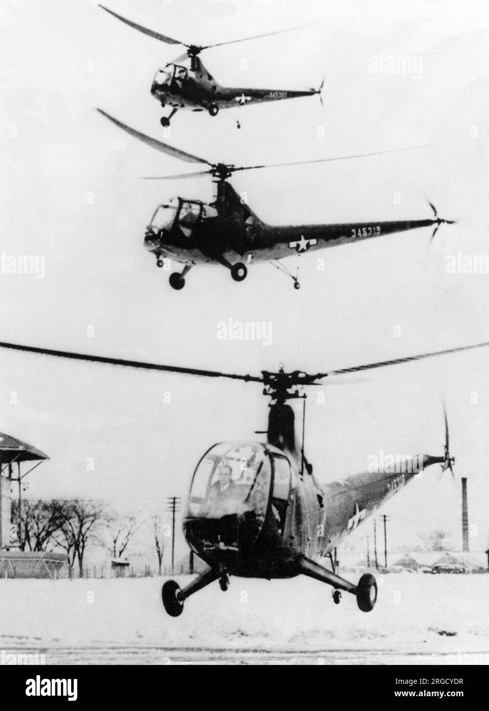 United States Air Force â€“ Three Nash-Kelvinator YR-6As during a ...