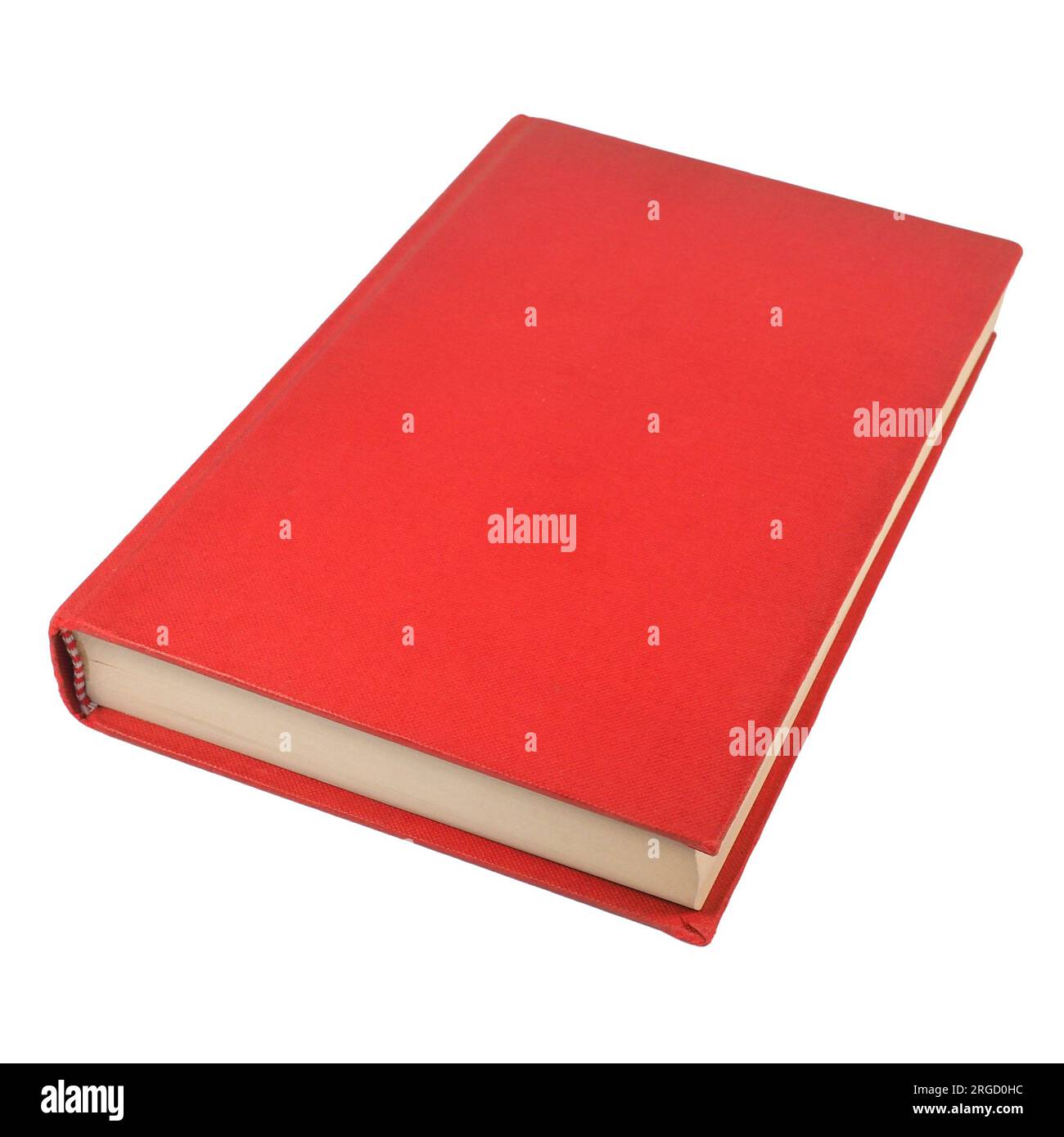 red book isolated over a white background Stock Photo - Alamy