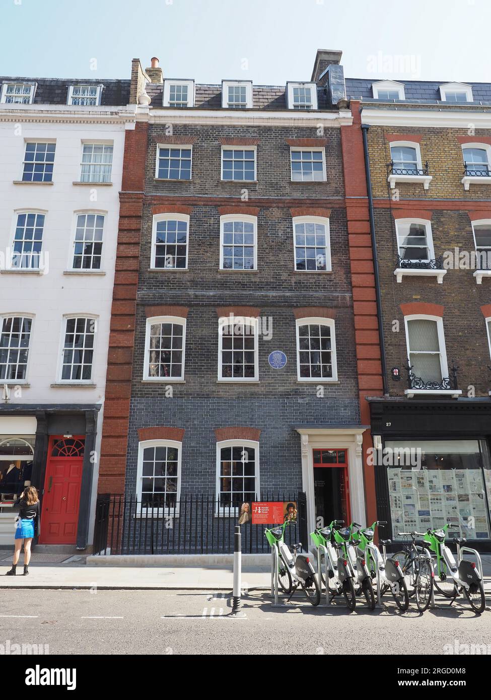 LONDON, UK - JUNE 07, 2023: Handel Hendrix House museum Stock Photo - Alamy