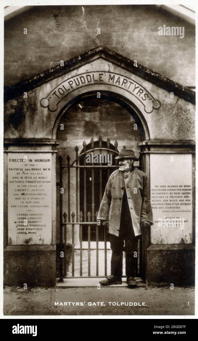Martyr's Gate, Tolpuddle Methodist Chapel - 'Erected in honour of the ...