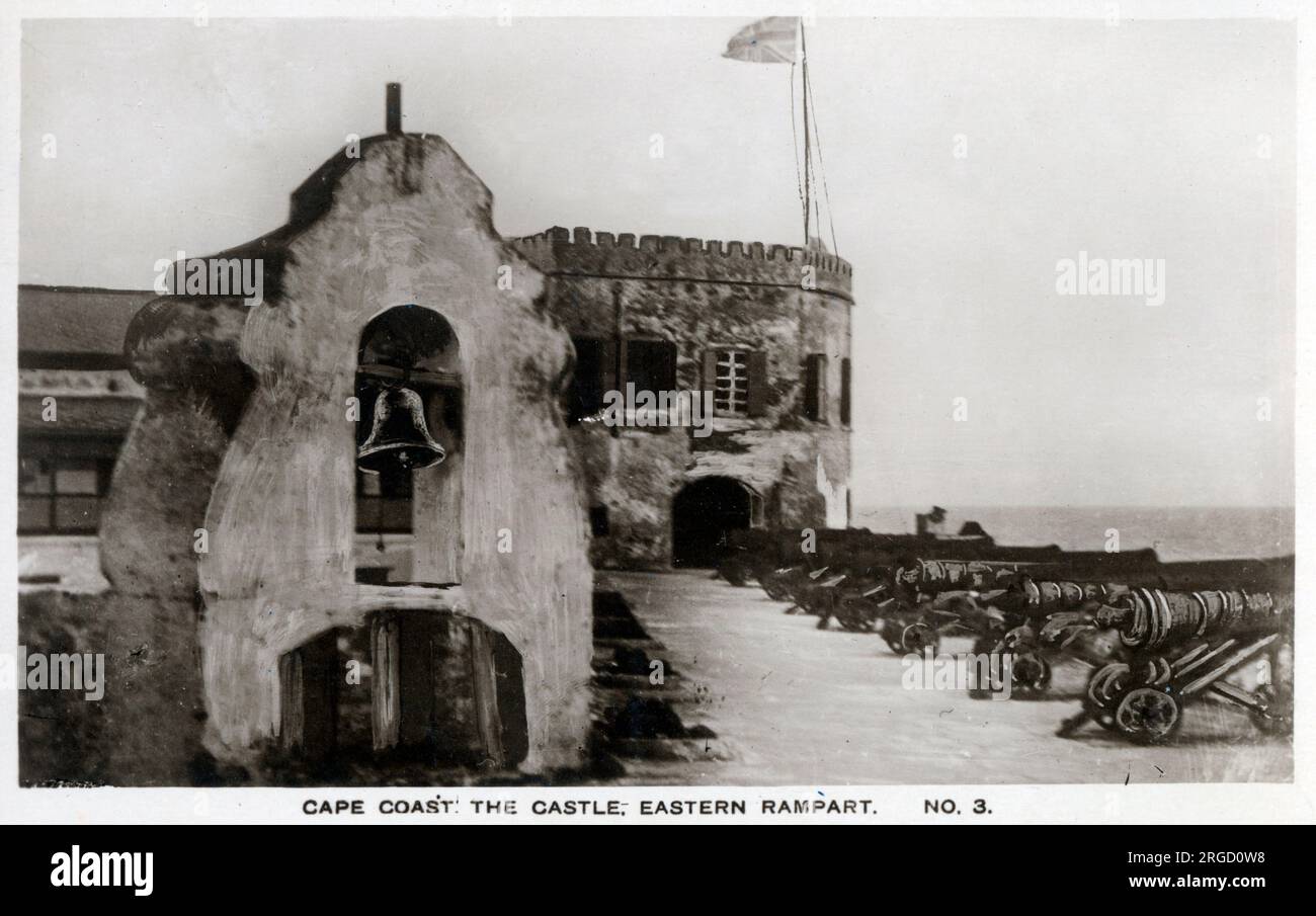 Ghana, West Africa - Cape Coast - The Eastern Castle Rampart - one of ...