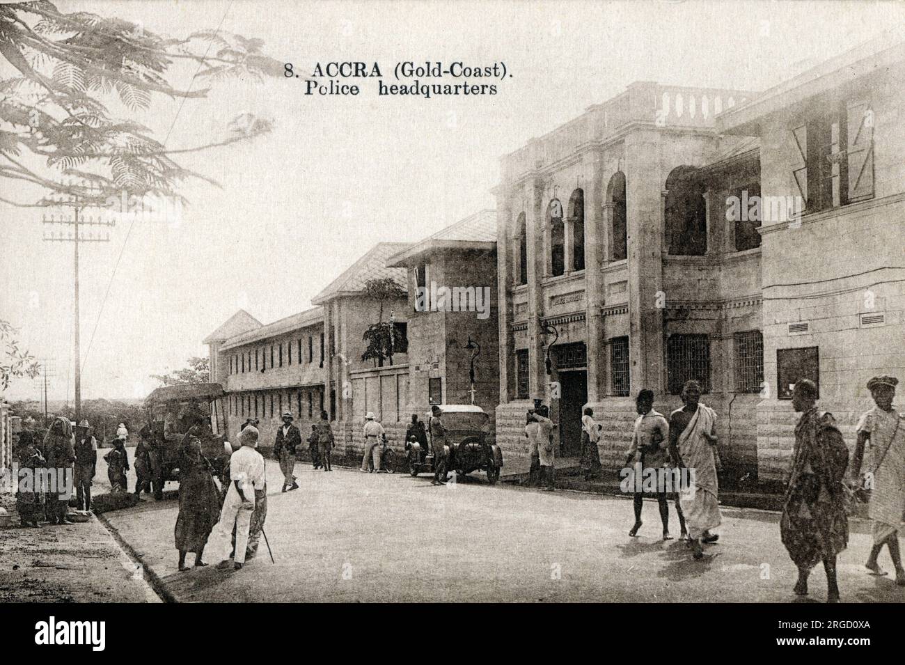 Ghana, West Africa - Accra - The Police Headquarters Stock Photo - Alamy