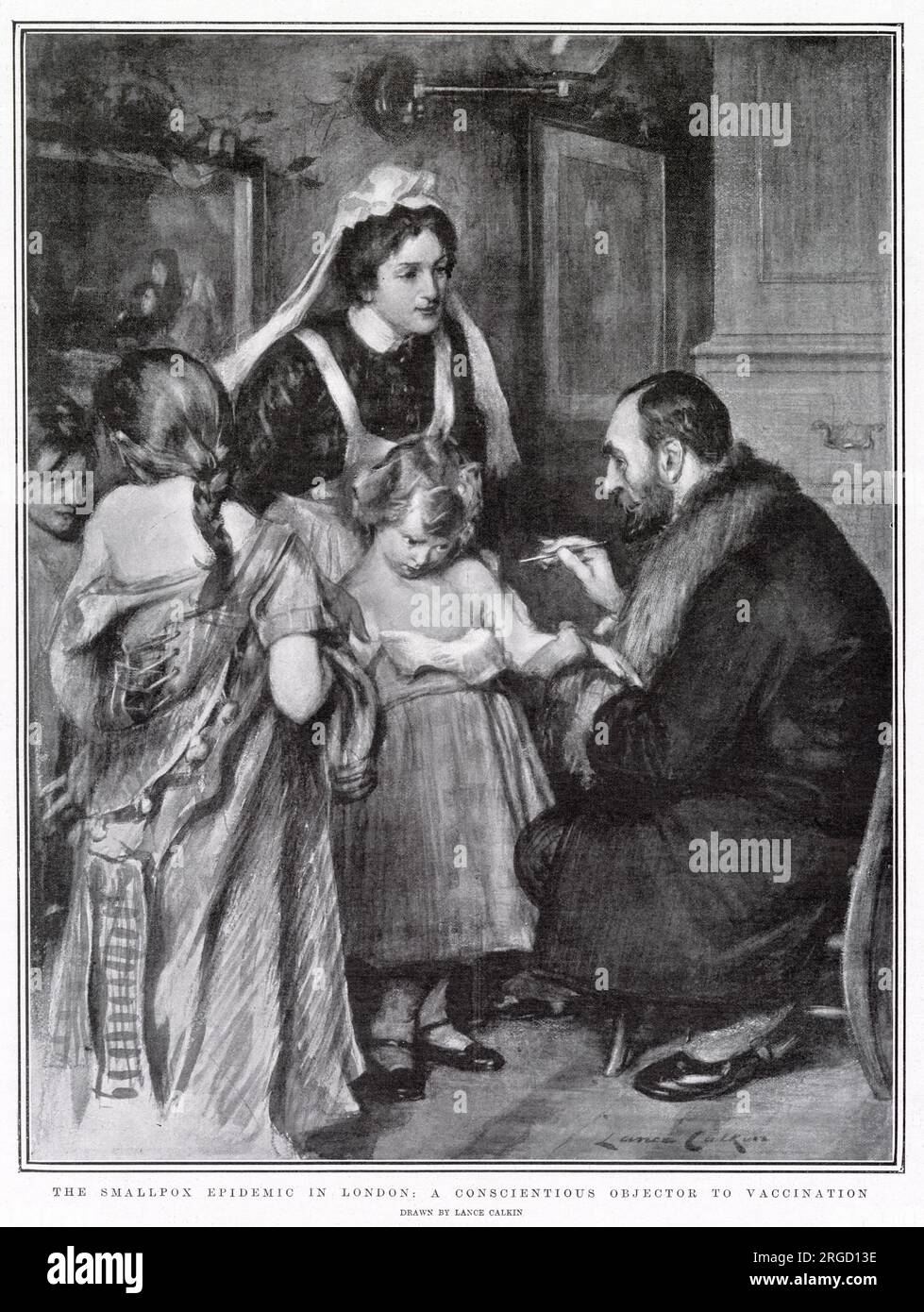 Smallpox vaccine 1900s hi-res stock photography and images - Alamy