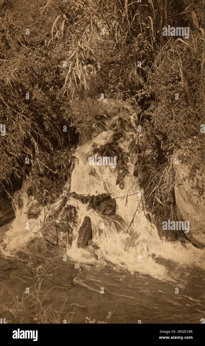 The Source of Brook Cherith, Kidron (Qidron) Valley, Israel Stock Photo ...