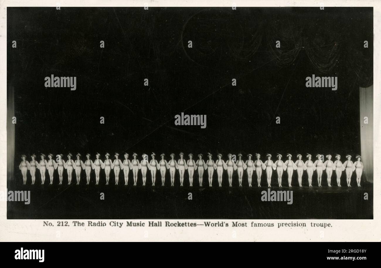 The 36 Radio City Music Hall Rockettes - NYC, New York, USA. The World ...