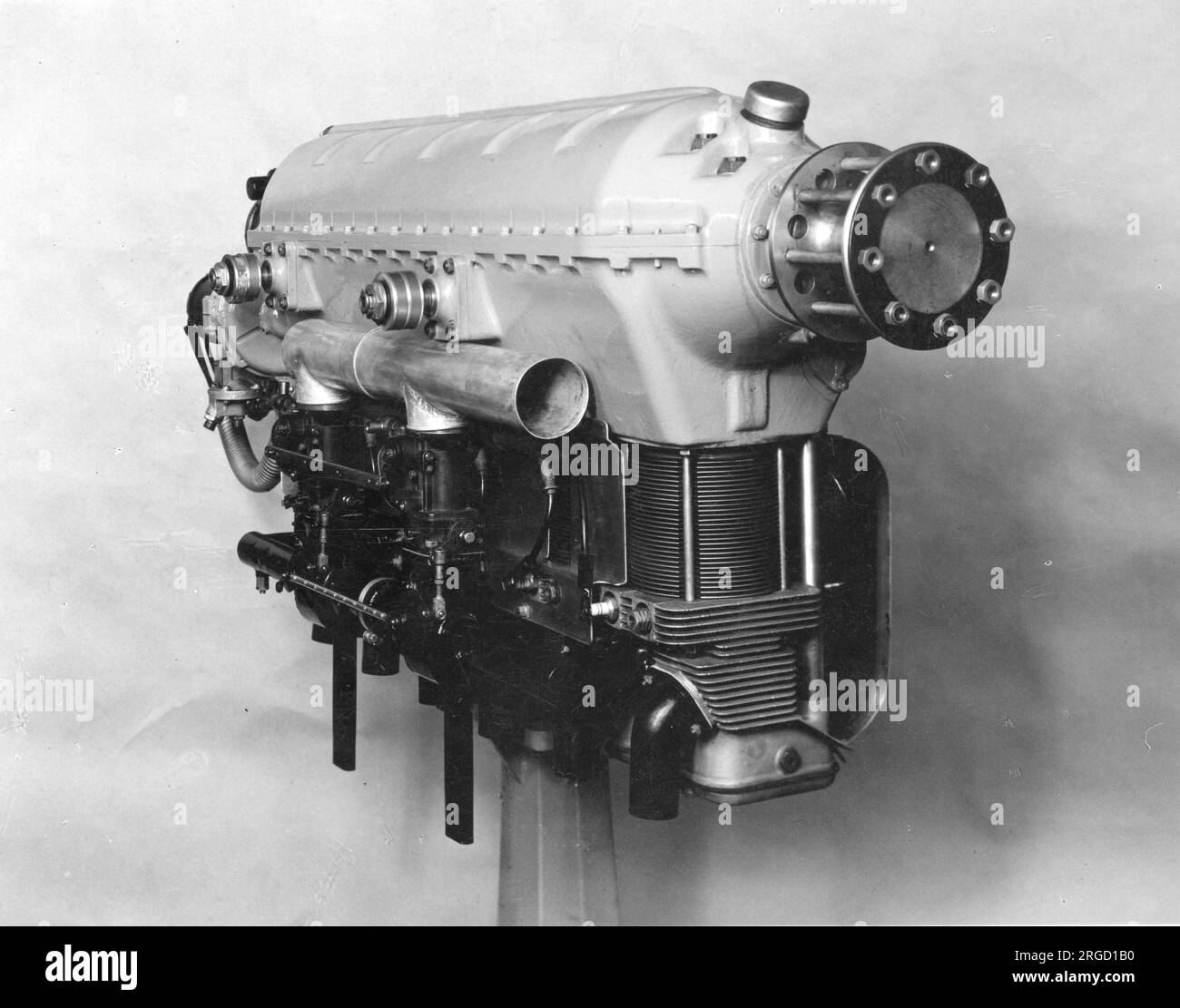 Zlin Toma 6, inverted air-cooled 6-cylinder aero engine of 125 / 155 hp ...