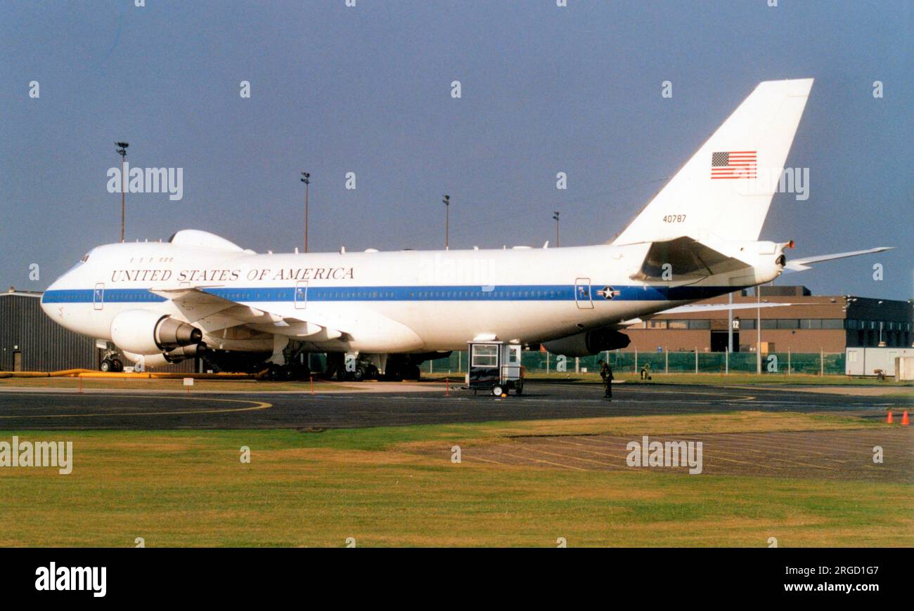 United States Air Force - Boeing E-4B 74-0787 (msn 20684 / 232), at RAF ...