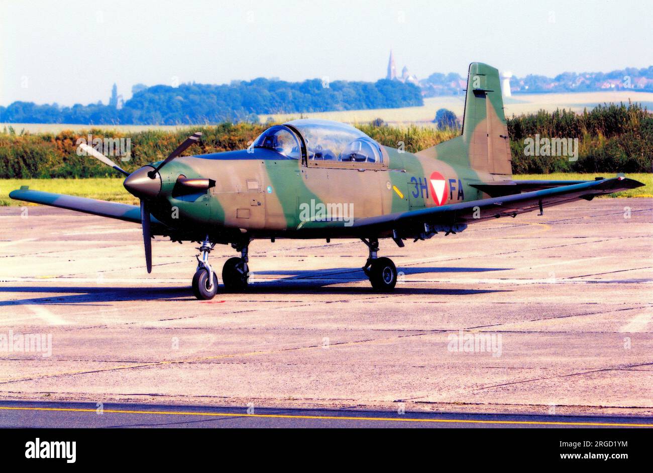 Pilatus pc 7 trainer austrian air hi-res stock photography and images ...