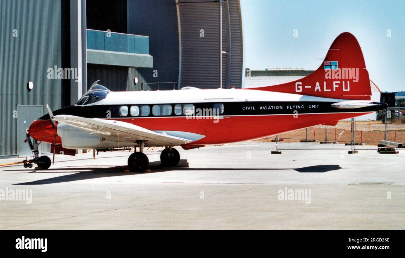 de Havilland DH.104 Dove 6 G-ALFU (msn 04234), formerly of the Civil Aviation Flying Unit ...