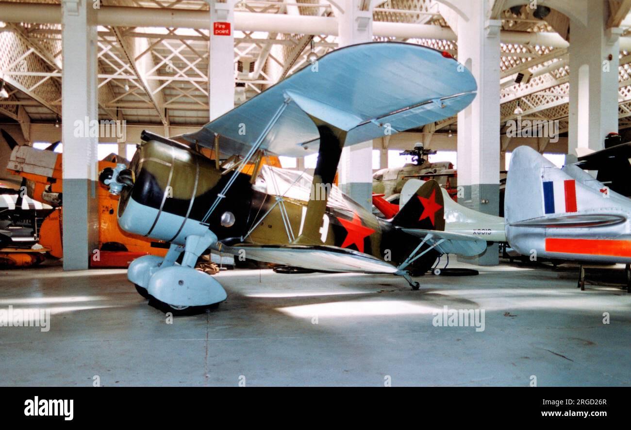 Polikarpov I-15bis FLARF-02089 (msn 4439), at Duxford Stock Photo - Alamy