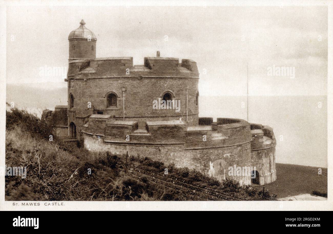 St Mawes, Cornwall - The Castle - an artillery fort constructed by ...