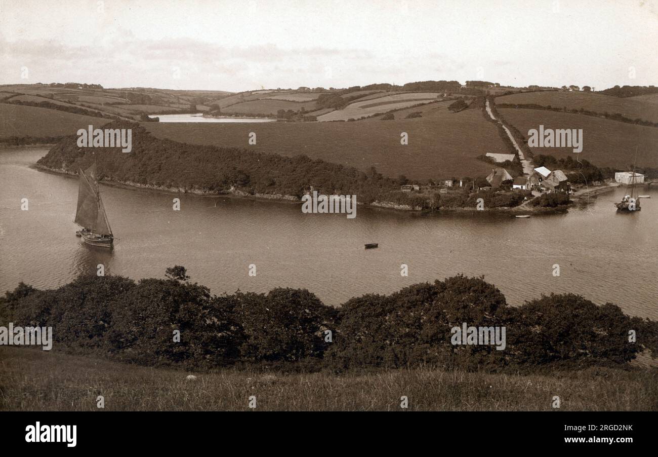 River Fal near St Mawes, Cornwall Stock Photo - Alamy
