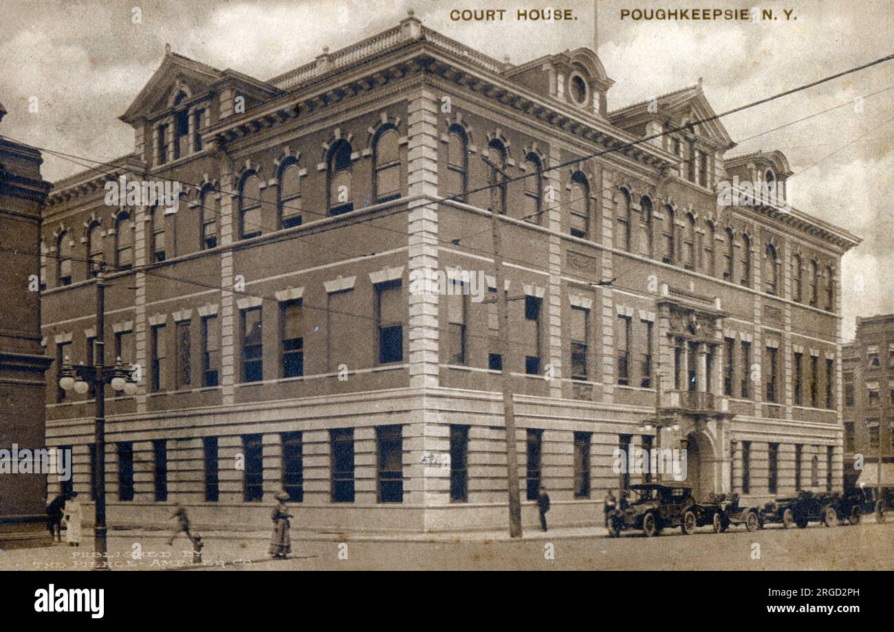 Courthouse at Poughkeepsie, New York State, USA Stock Photo - Alamy