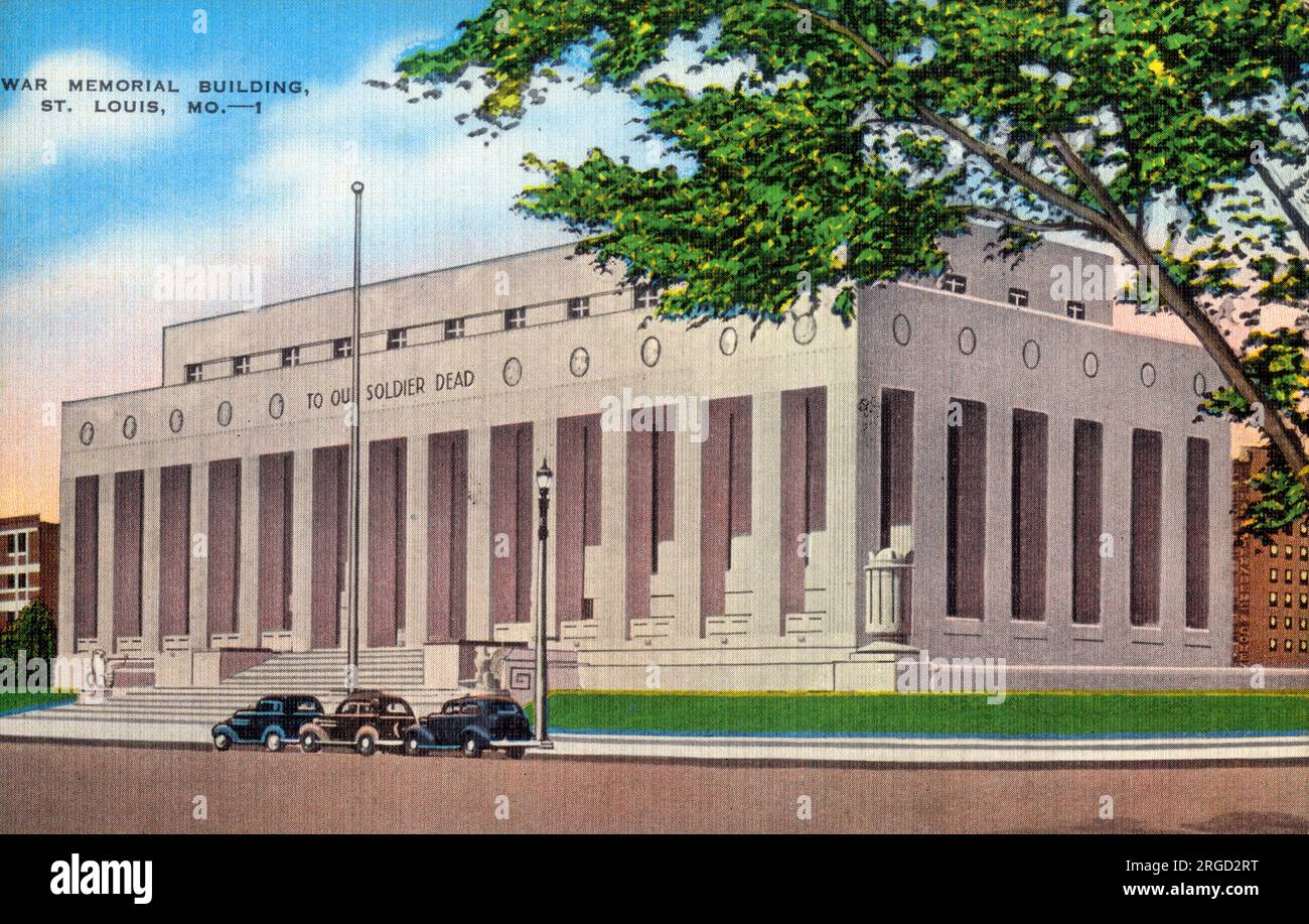 War Memorial Building, St. Louis, Missouri, USA Stock Photo - Alamy