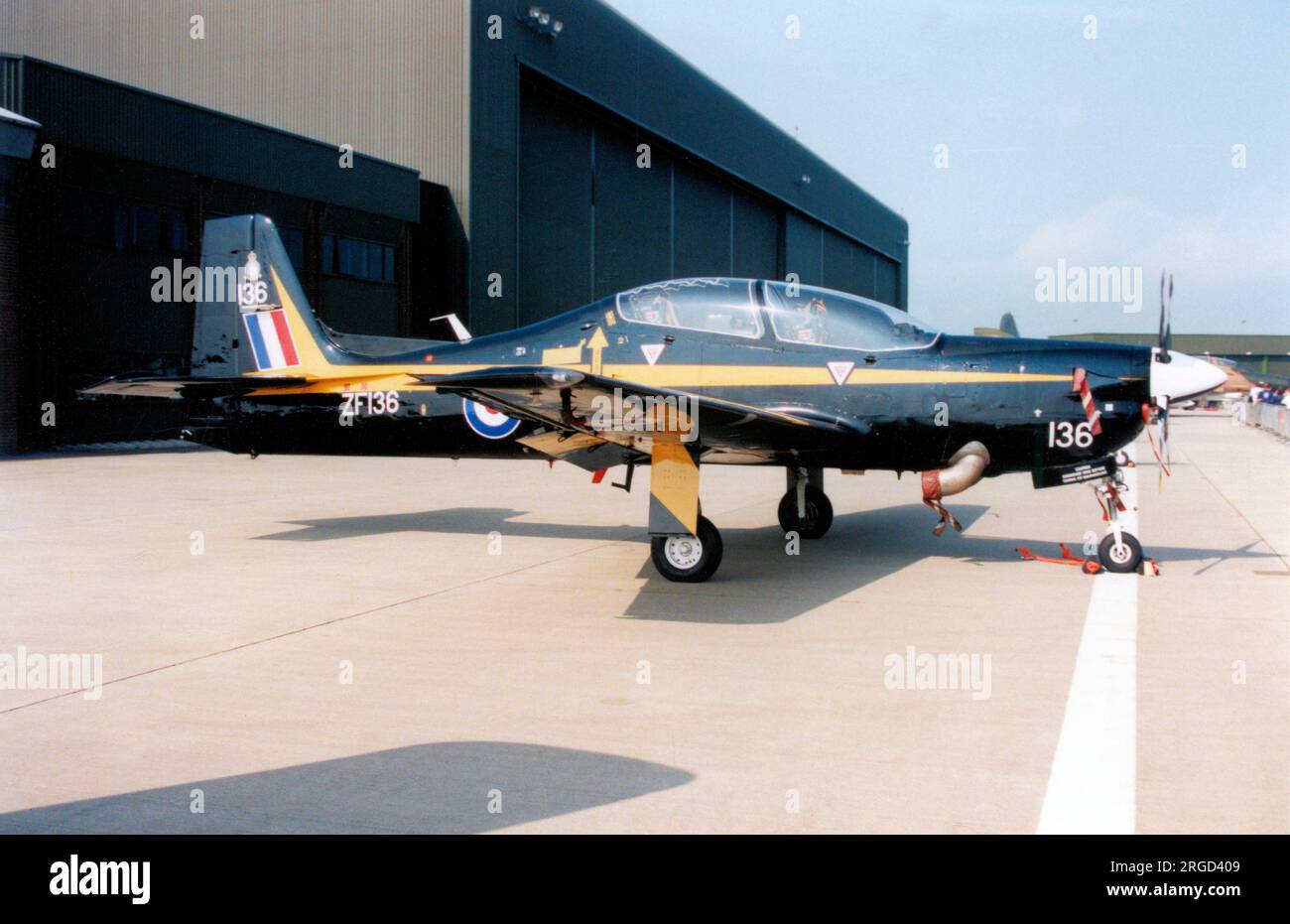 Royal Air Force - Short Tucano T.1 ZF136 (msn S002/T2/312214), of No ...