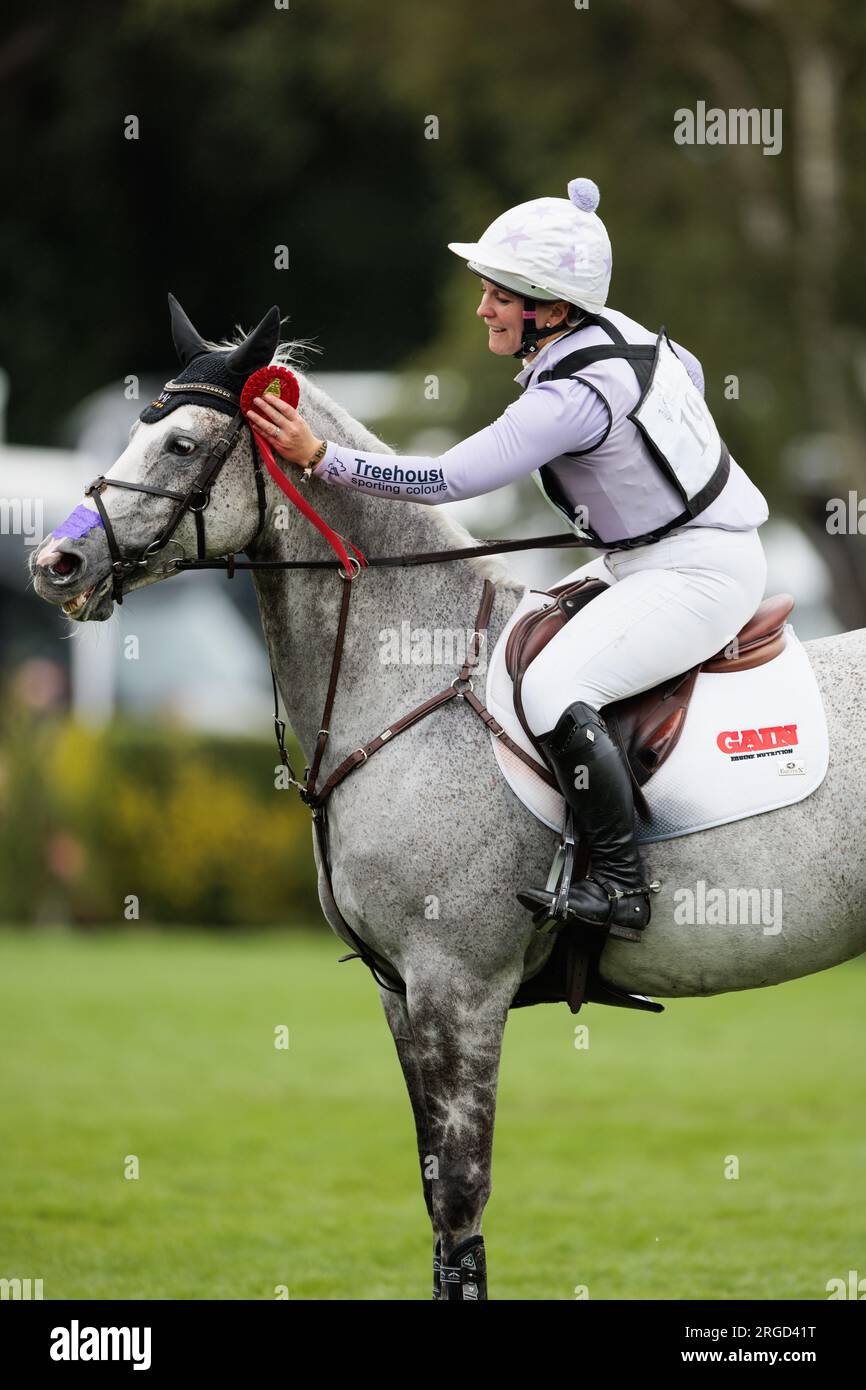 Gemma STEVENS of Great Britain riding Flash Cooley during The Ashby ...