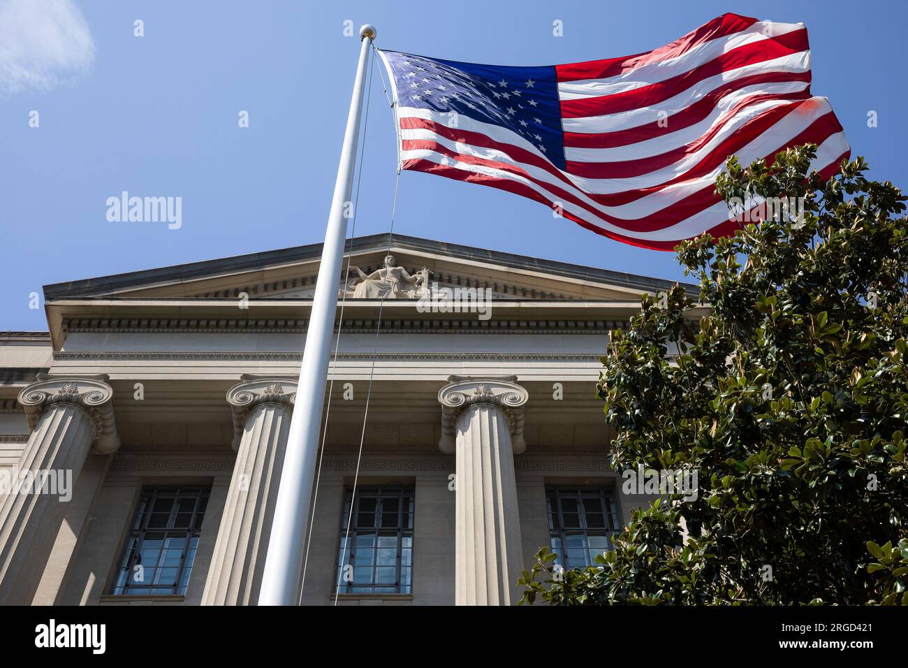 U.S. Department of Justice headquarters is seen in Washington, D.C ...