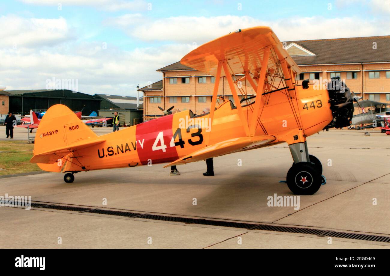 Boeing Stearman PT-13D Kaydet N43YP (msn 75-6018, model E75, ex 42 ...