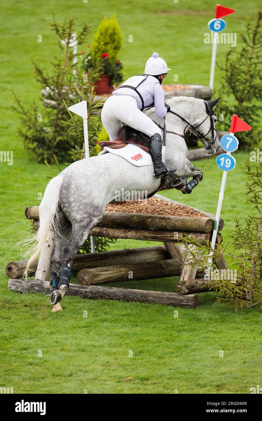 Gemma STEVENS of Great Britain riding Flash Cooley during The Ashby ...