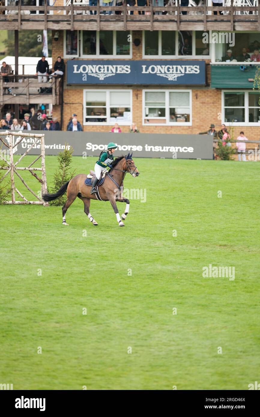 Heidi HAMILTON of Ireland riding Dam Easy during The Ashby Underwriting ...