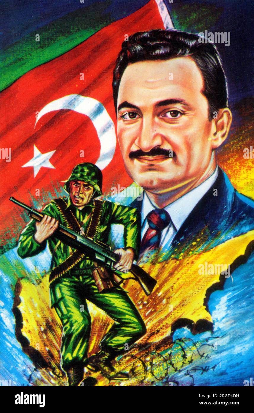 Bulent Ecevit (1925-2006), Turkish Prime Minister during the Turkish ...