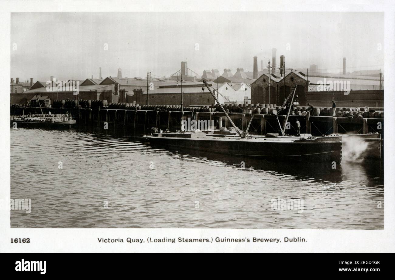 Victoria Quay, (Loading Steamers) - Guinness's Brewery, Dublin, Ireland ...