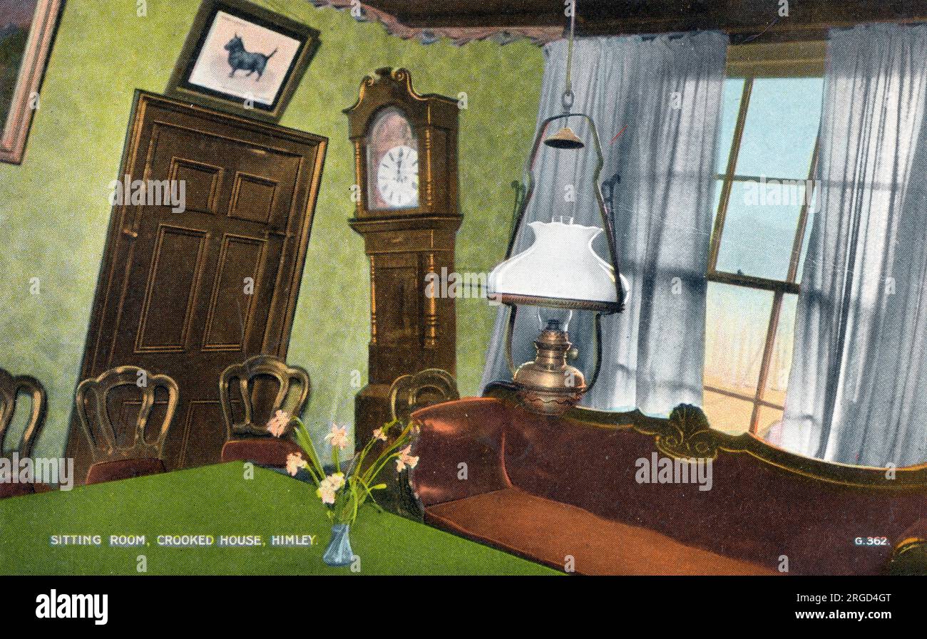 The Sitting Room of the Crooked House, Himley, Staffordshire. During ...