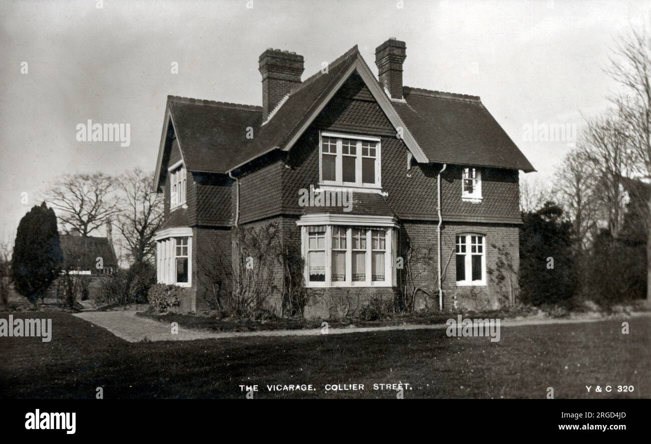 Collier Street, Kent - The Vicarage Stock Photo - Alamy
