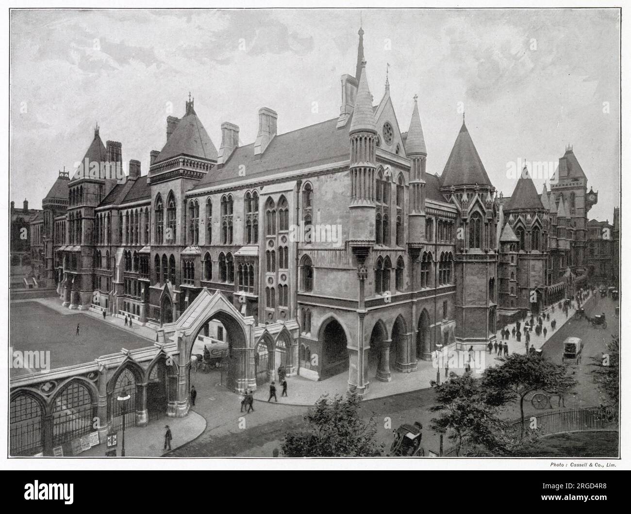 Royal Courts of Justice in Westminster, London Stock Photo - Alamy