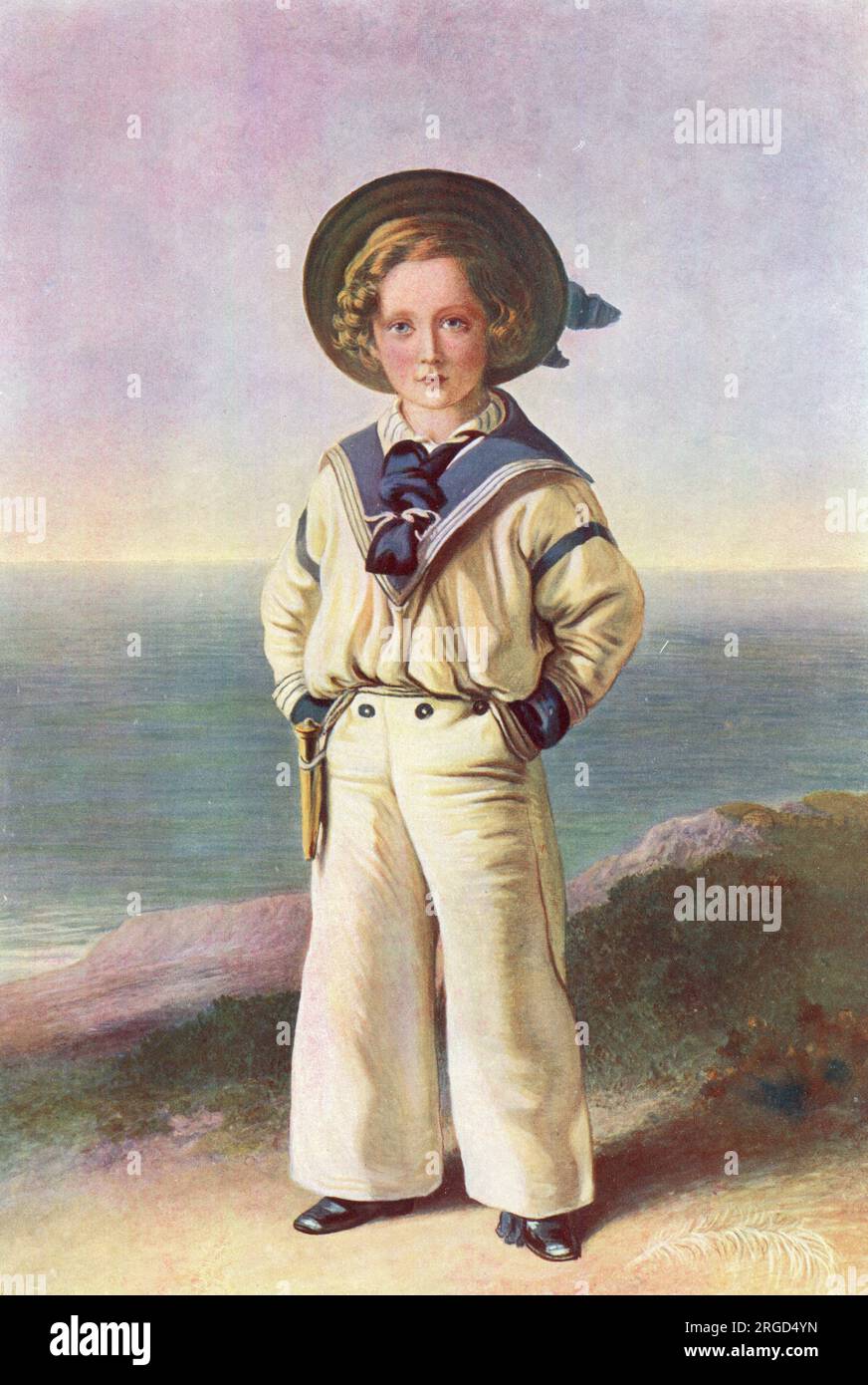 King Edward VII at the age of Seven Stock Photo - Alamy