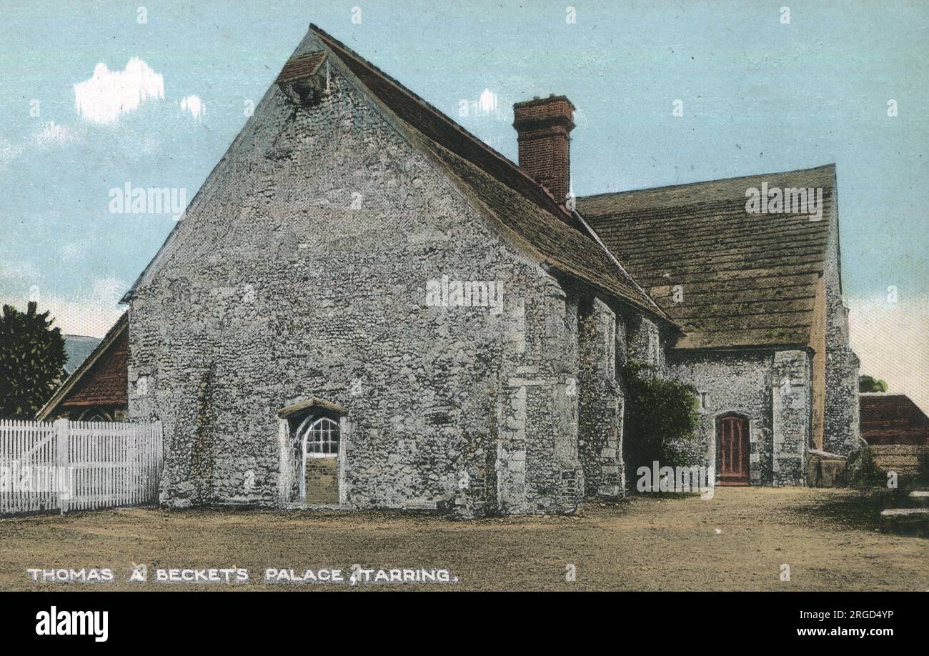 Archbishop Thomas A Becket's Palace, Tarring, West Sussex Stock Photo ...