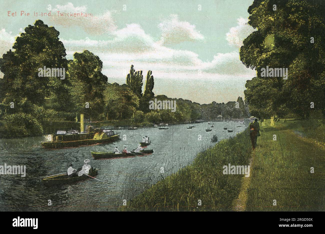 Eel Pie Island, Twickenham, SW London Stock Photo - Alamy