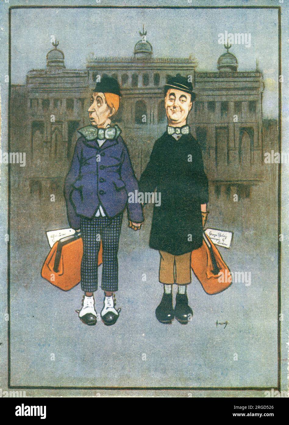 George Robey and Alfred Lester in The Bing Boys are here, WWI revue at ...