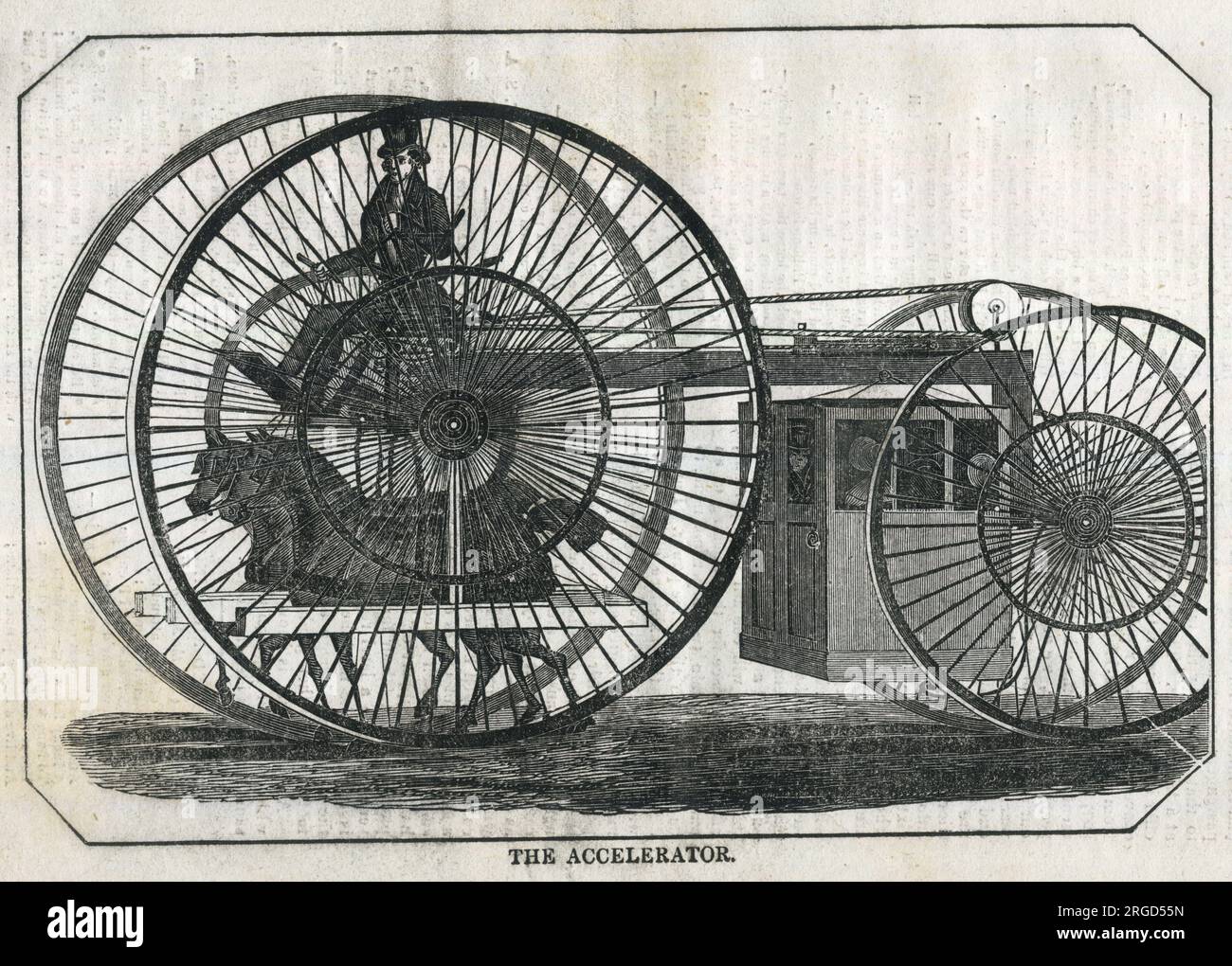The Accelerator Velocipede Stock Photo - Alamy