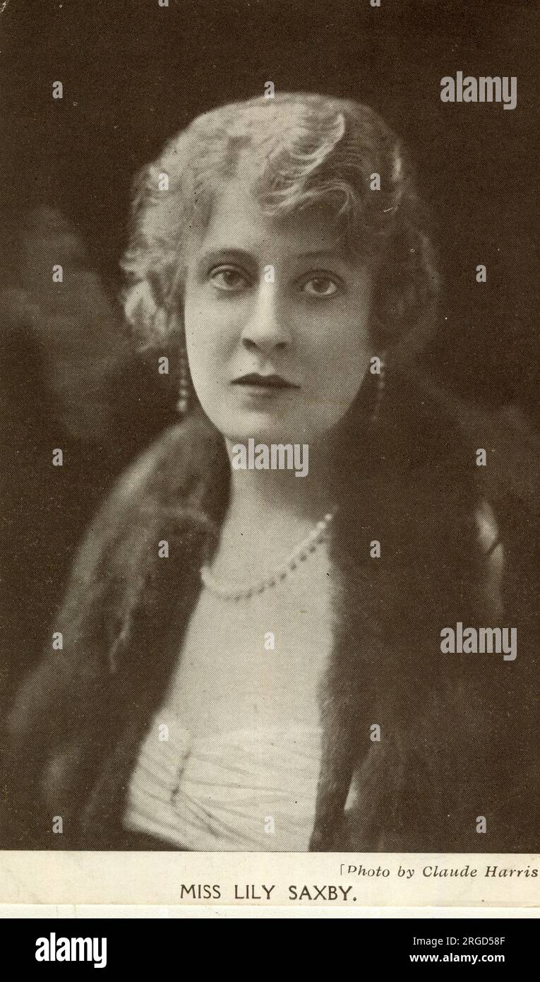 Lily Saxby, British stage and film actress Stock Photo - Alamy