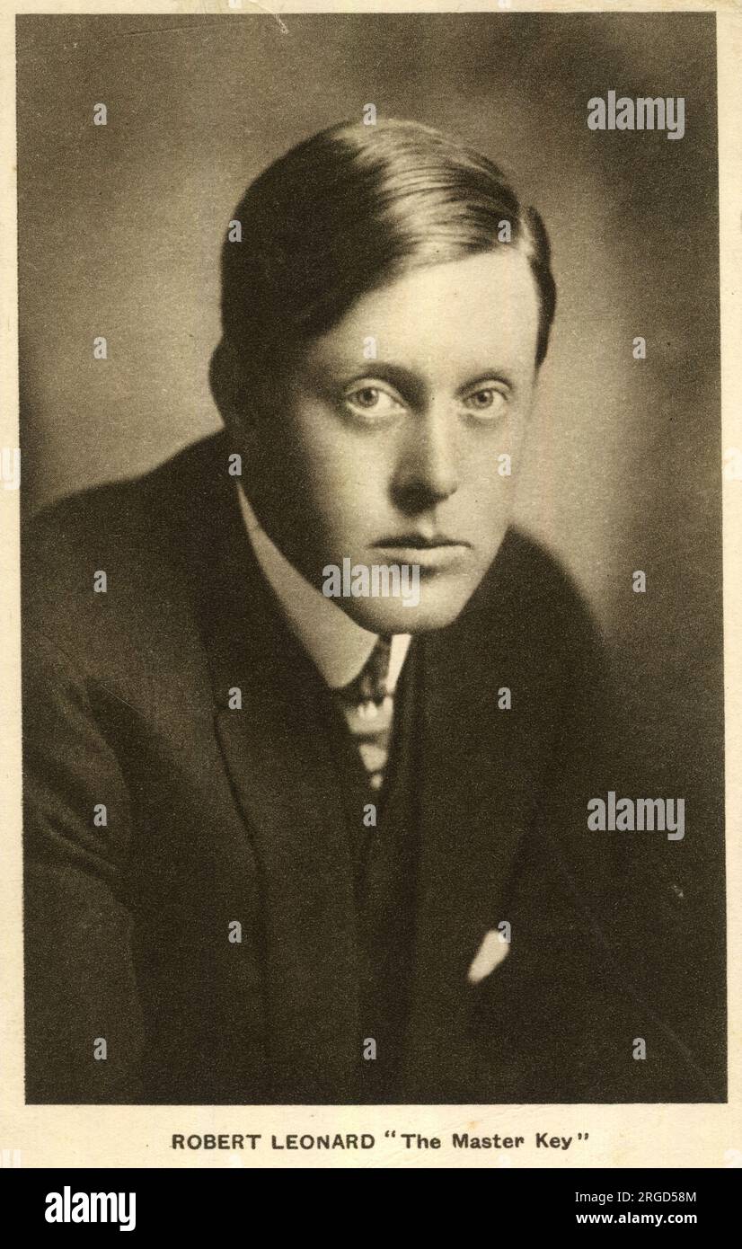 Robert Leonard, actor, in the Trans-Atlantic Film Co production 'The ...