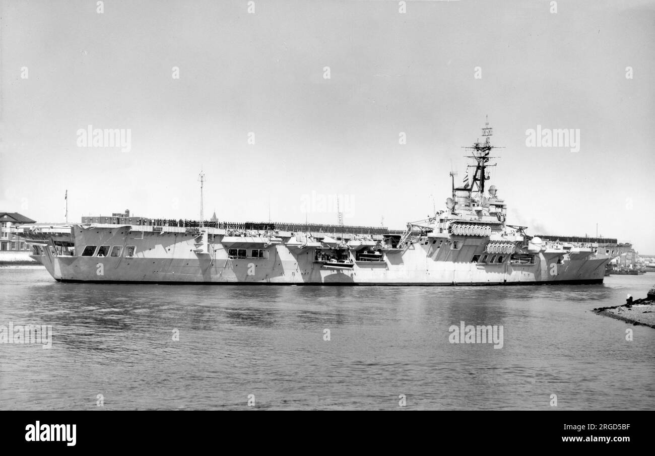 Royal Australian Navy - HMAS Sydney R17, was a Majestic-class light ...