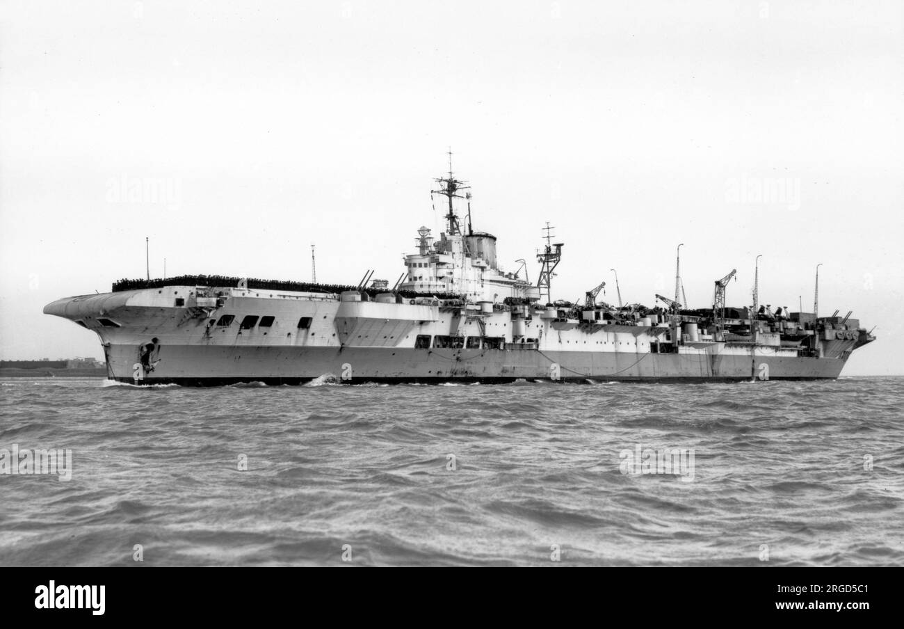 Royal Navy - HMS Formidable 67, an Illustrious-class aircraft carrier ...