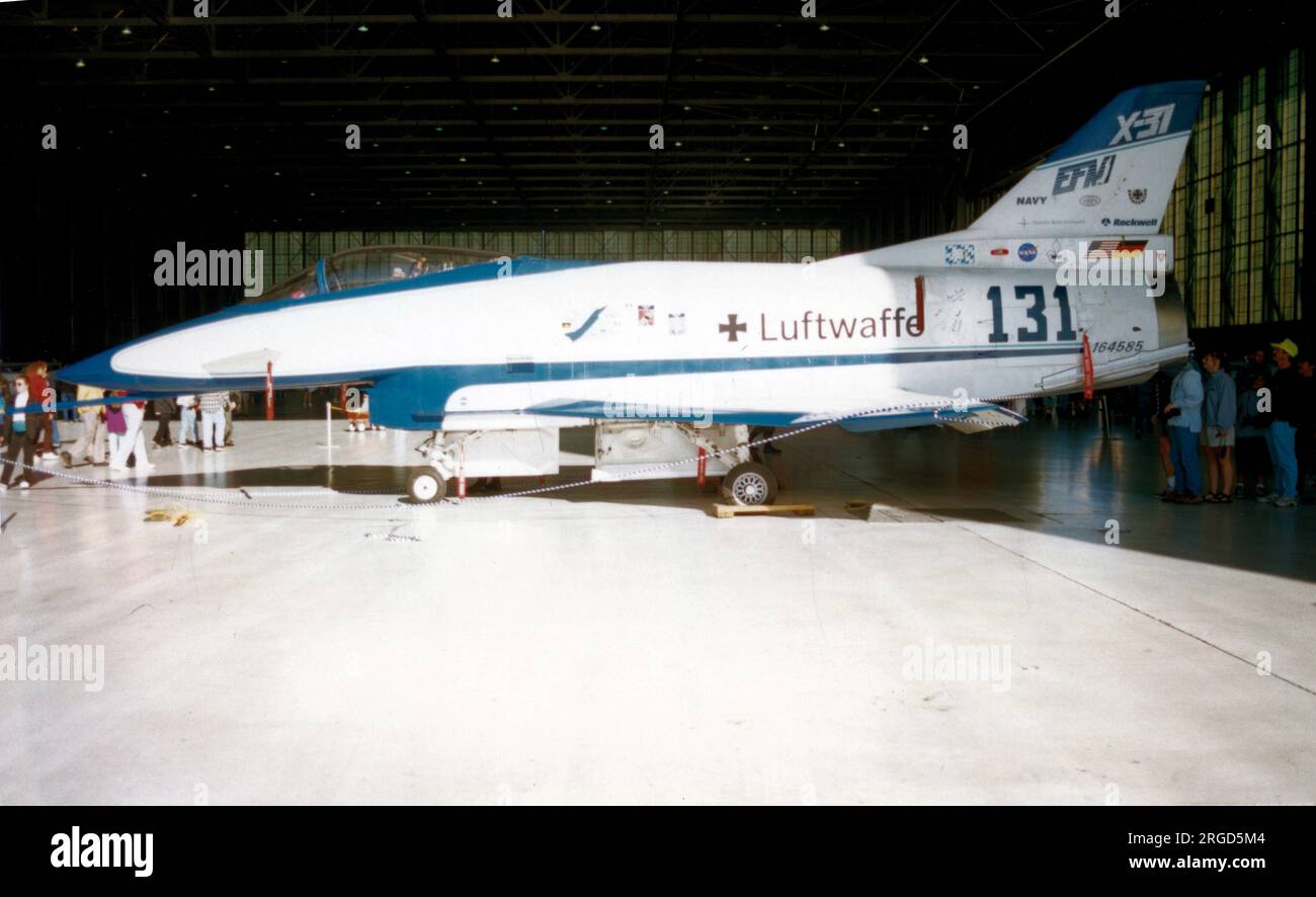 Rockwell/MBB X-31 164585 (msn 2), the Enhanced Fighter Maneuverability ...