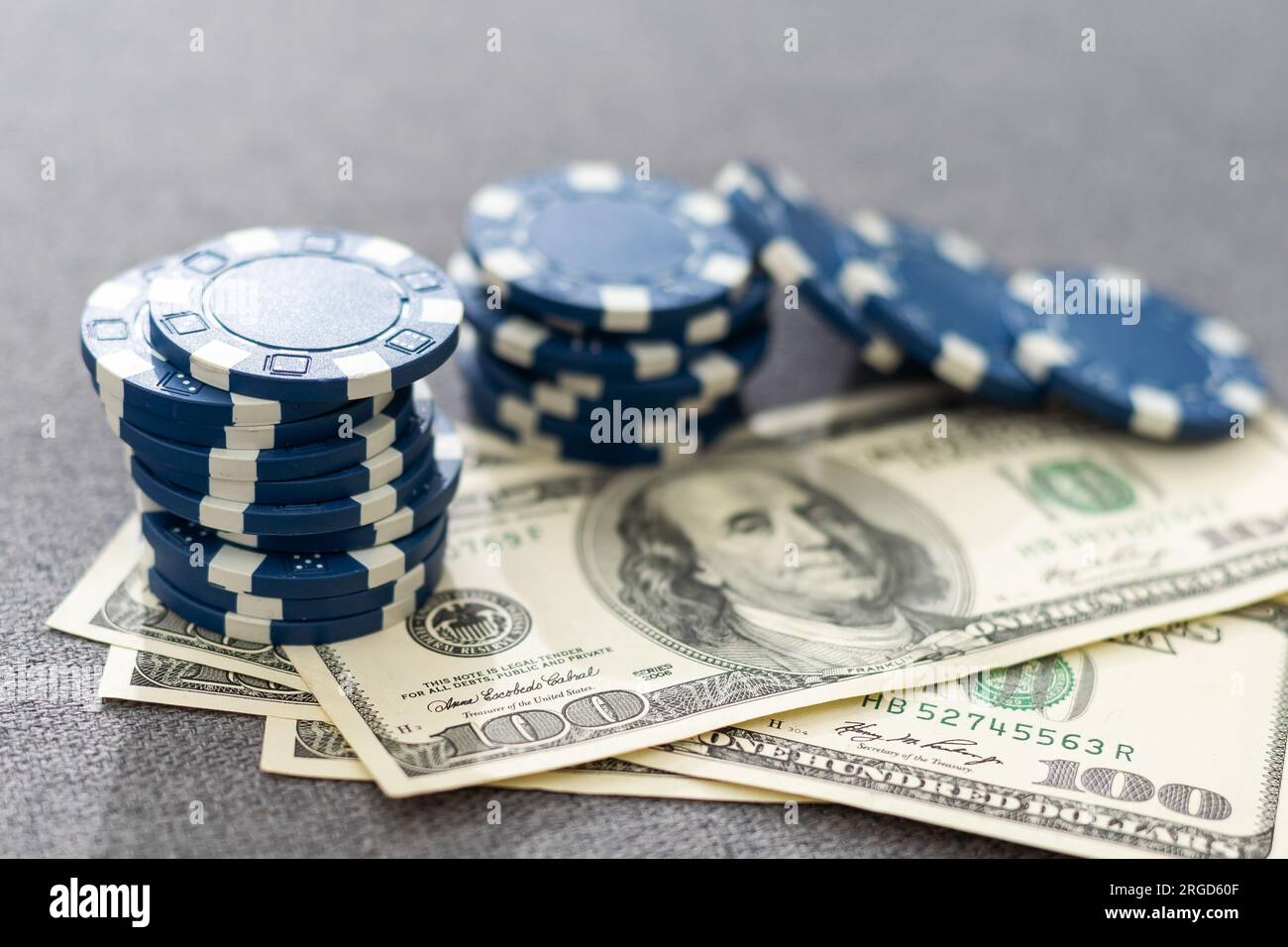 heap of blue poker chips Stock Photo - Alamy