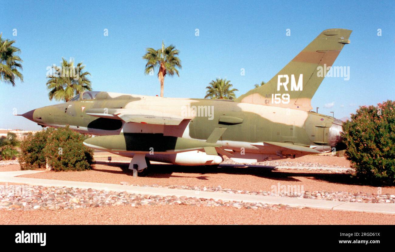 Republic F-105D-20-RE Thunderchief 61-0159 (MSN D354), on display in ...