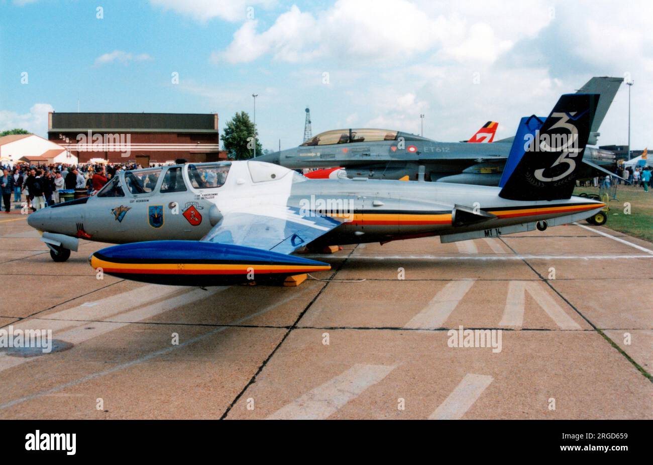 Force Aerienne Belge - Fouga CM.170R Magister MT14 (msn 271) of 33 ...