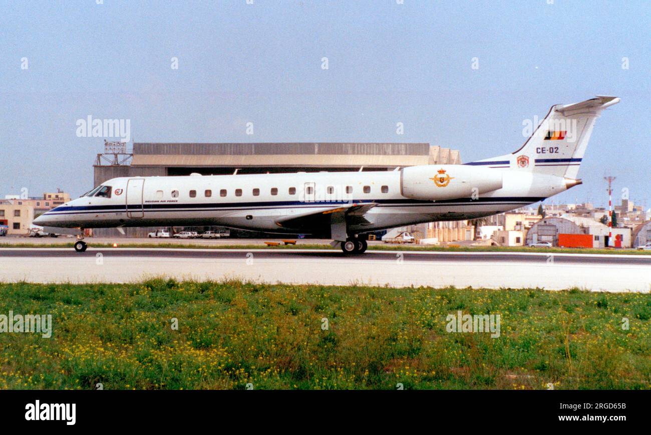 Force aerienne belge - Embraer ERJ-135 CE-02 (msn 145480), 21 Squadron ...