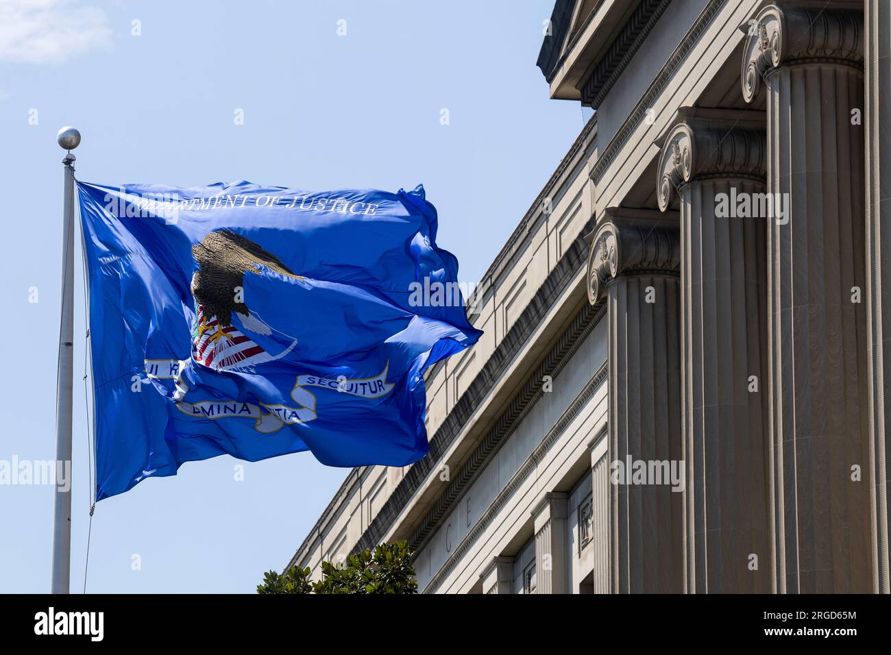 U.S. Department of Justice headquarters is seen in Washington, D.C ...
