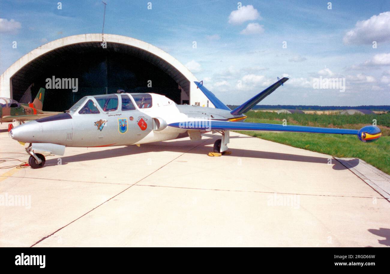 Belgian Air Force - Fouga CM.170-1 Magister MT33 (msn 290), of the ...