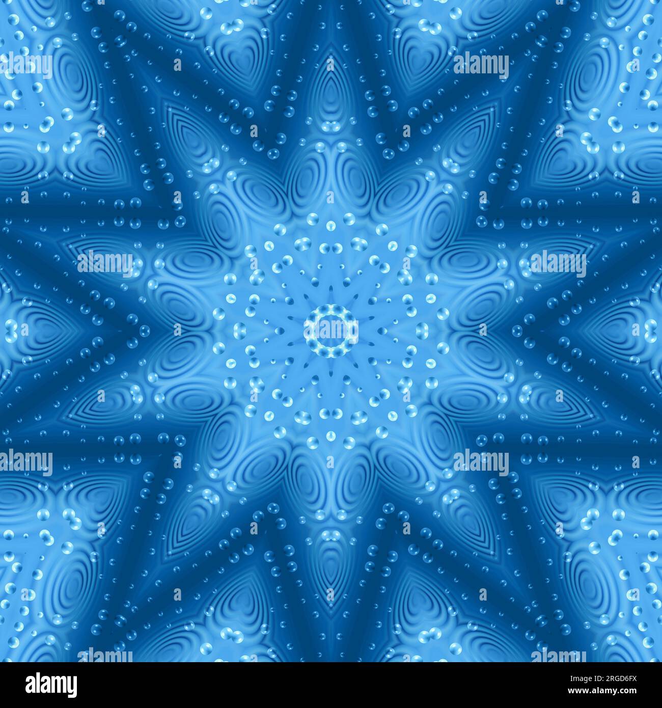 Abstract blue pattern with transparent bubbles Stock Photo - Alamy