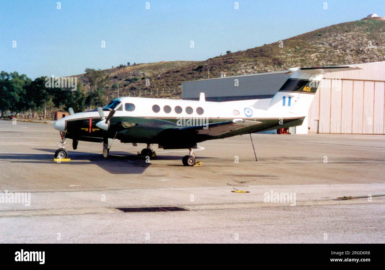 Hellenic Army - Beech 200 Super King Air 401 Stock Photo - Alamy